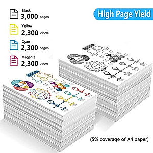 LeciRoba Compatible for Brother HL-L3270CDW Toner Cartridges High Yield TN227 TN-227 Replacement for Brother HL-L3290CDW HL-L3210CW HL-L3230CDW MFC-L3770CDW Printer (2Black/Cyan/Yellow/Magenta, 5 PK)