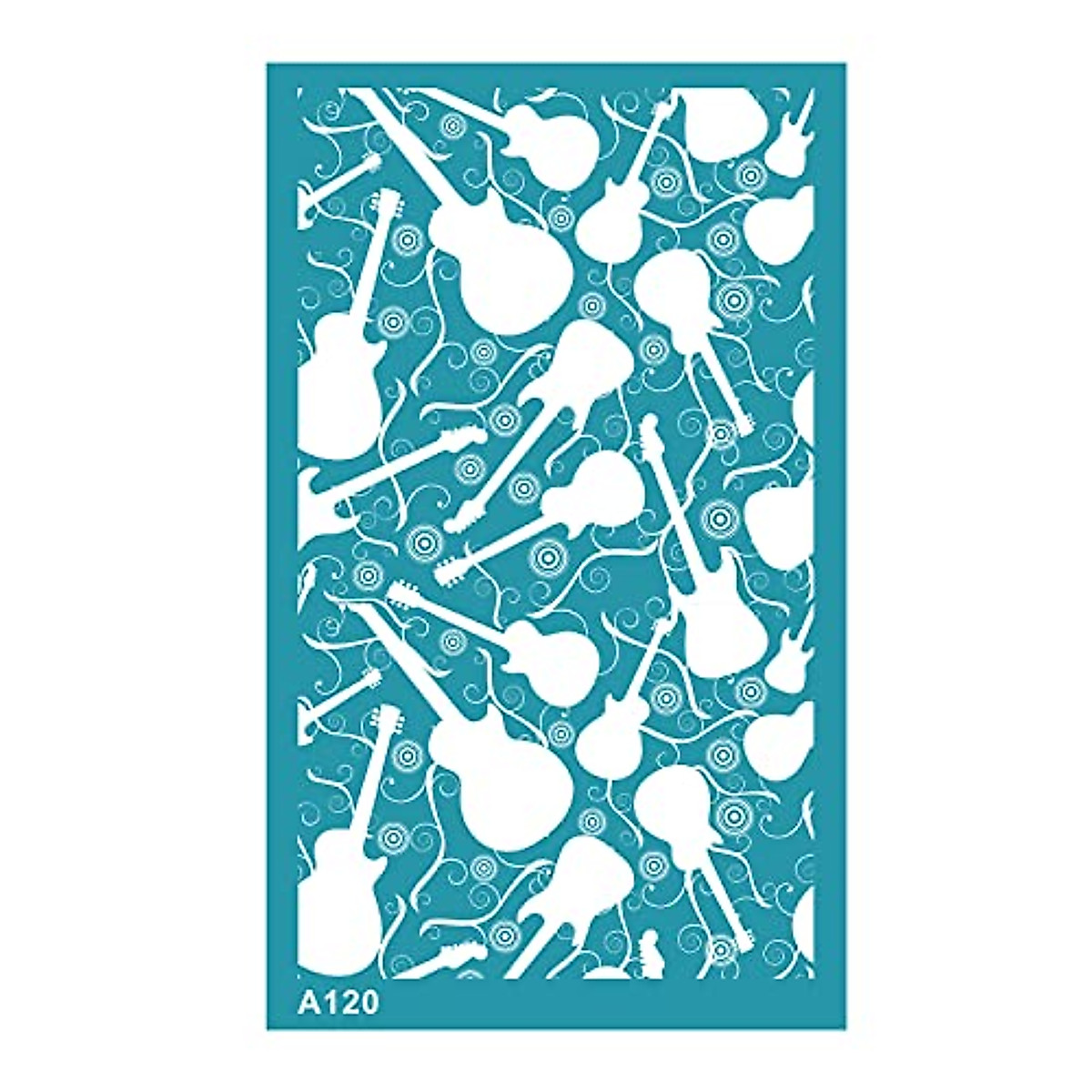 Silk Screen for Clay, Reusable Silk Screen Stencils for Earrings, Silkscreens for Clay Jewelry, Texture Sheets for Clay-17