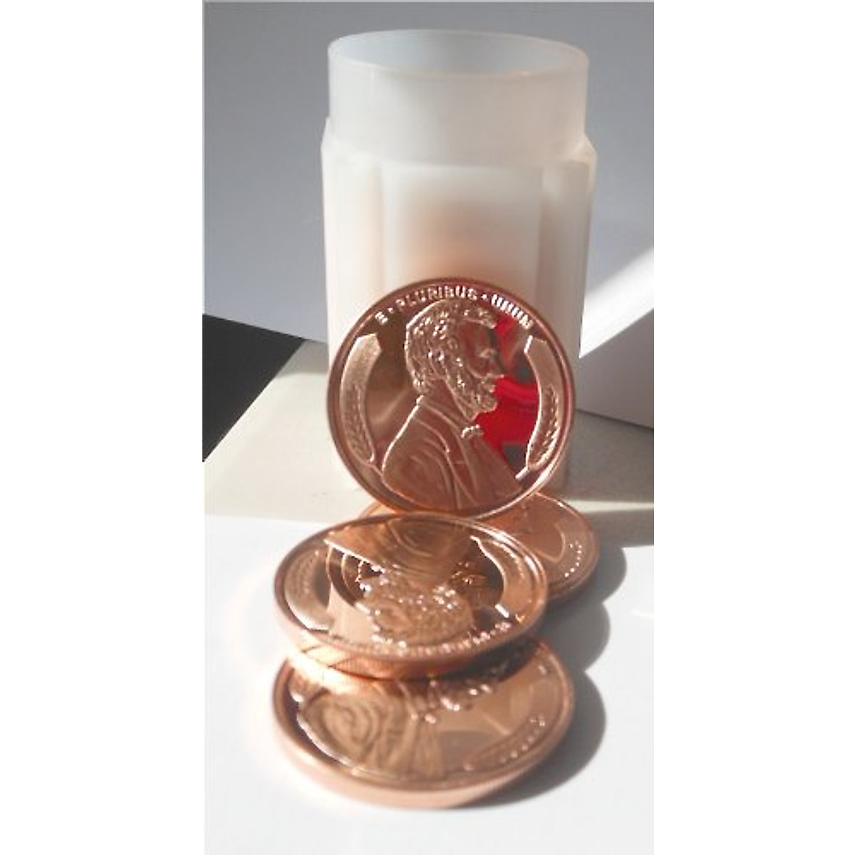 1 Oz Uncirculated .999 Fine Copper Round Lincoln Head Design