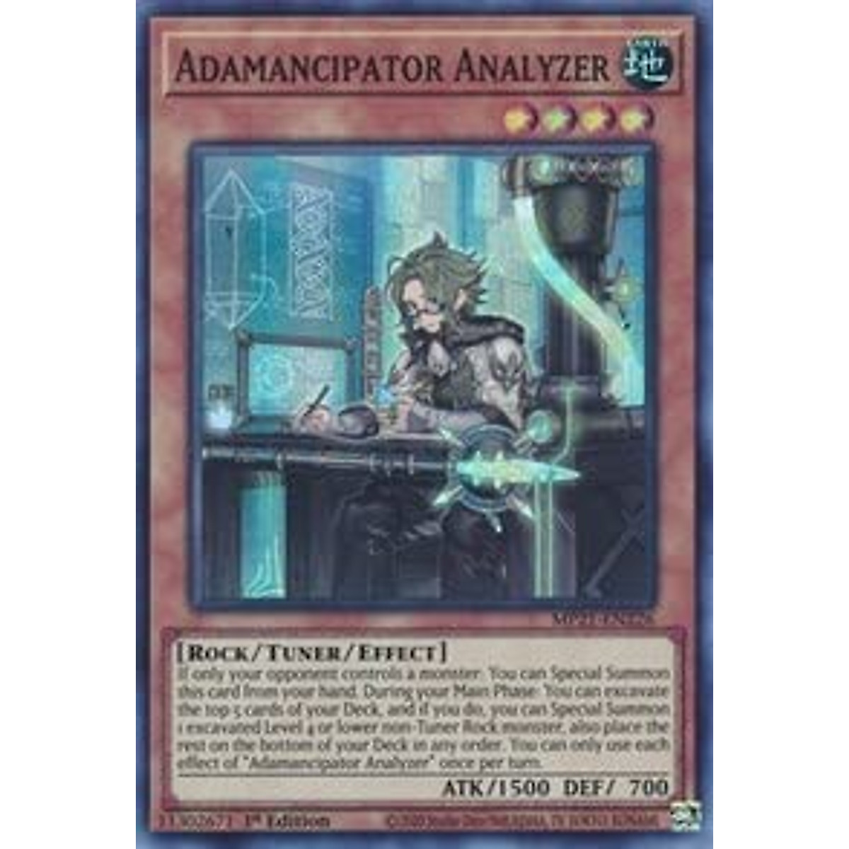 Adamancipator Analyzer - MP21-EN226 - Super Rare - 1st Edition