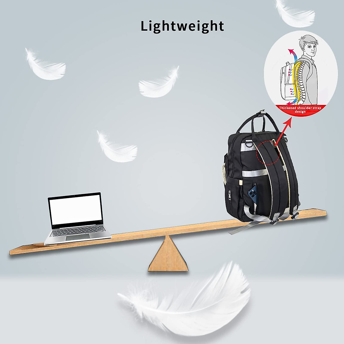 Gender Neutral Baby Stuff-Baby Diaper Bag Backpack. Newborn Registry Essentials Must Haves.Gifts For Baby Shower.Best For Baby Girl&Boy.Portable Baby Travel Accessories.BLACK.Tylola For New Moms&Dads