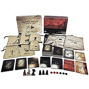 Mantis Falls Board Game | Hidden Traitor Strategy Card Game for 2-3 Players | Sometimes Cooperative Adventure Game for Adults and Teens | Ages 14+ | Playtime 60-90 Minutes | by Distant Rabbit Games
