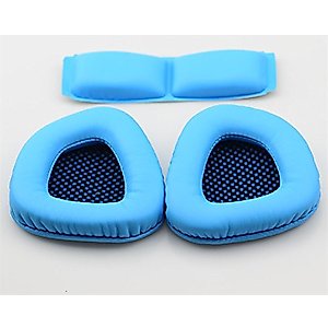 Replacement Earpads Pillow Ear Pads Foam with Headband Pads Cushion Repair Parts Compatible with Sades A60 A 60 Headphones Headset