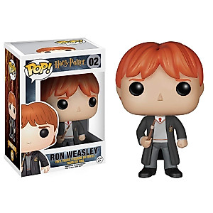 Funko Pop! Movies: Harry Potter - Ron Weasley #02 Vinyl Figure (Bundled with Pop Box Protector Case)