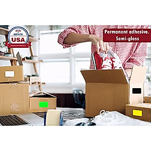 Royal Green 2x1.2 inch File Folder Labels Office Supplies 50mmx31mm Rectangle Stickers in Green - 250 Pack