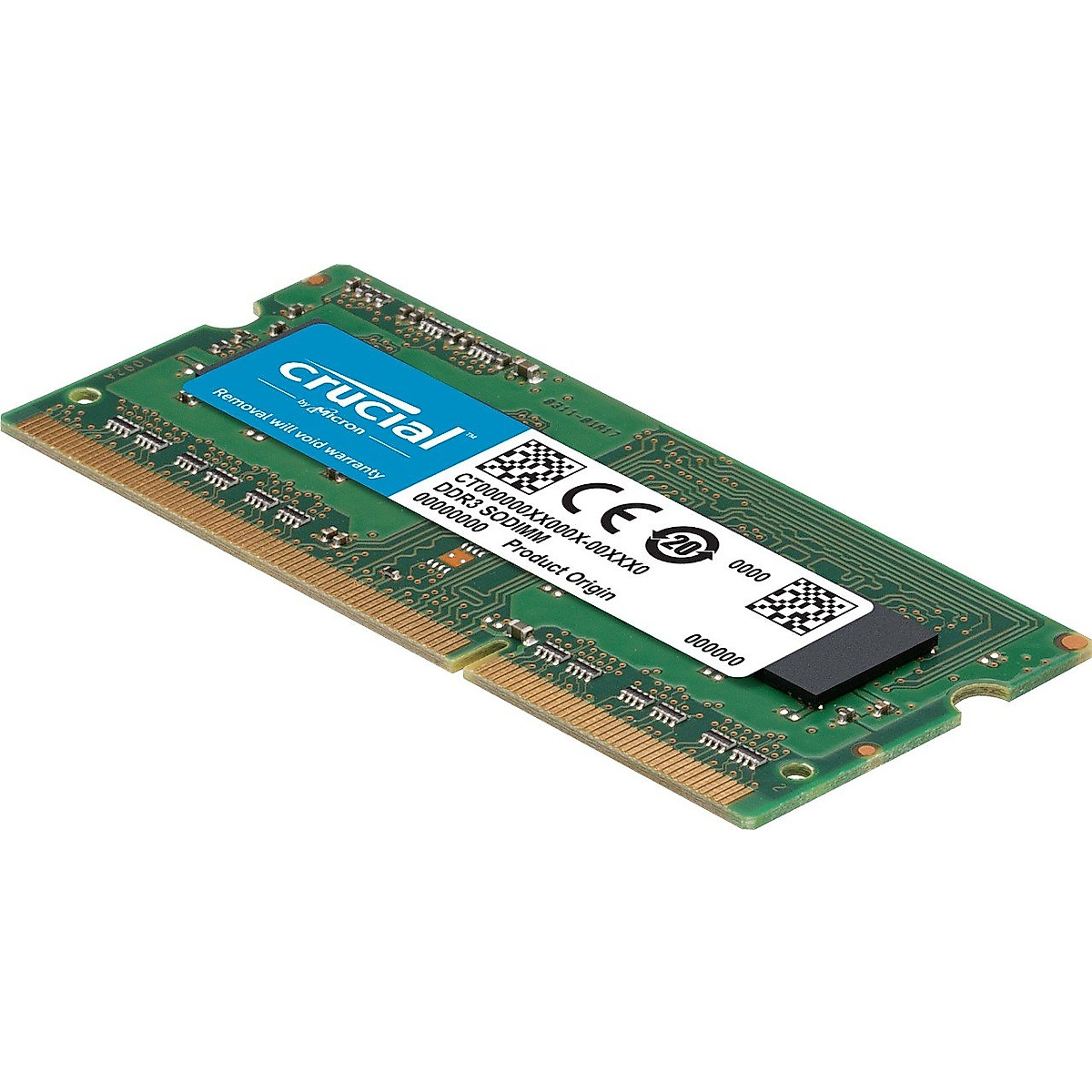 Crucial 4GB Single DDR3-1600 (PC3-12800) SODIMM 204-Pin High Density Memory CT51264BF160BJ