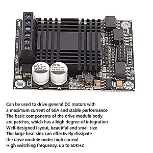 Motor Control Driver Module, Stable Motor Driver Module H Bridge High Speed for Robot Competition