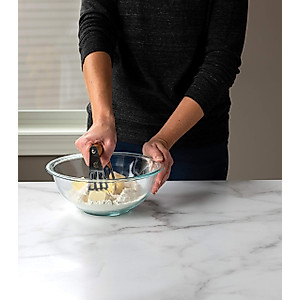 Nordic Ware Brush Pastry Blender, with Beechwood Handle, Stainless steel blades