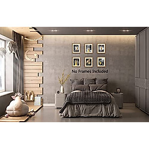 HW Hongwu Kobe Bryant Canvas Wall Art Painting – Print Pictures Art Lakers Painting 8x10 inches Set of 6 Unframed for for Home Décor