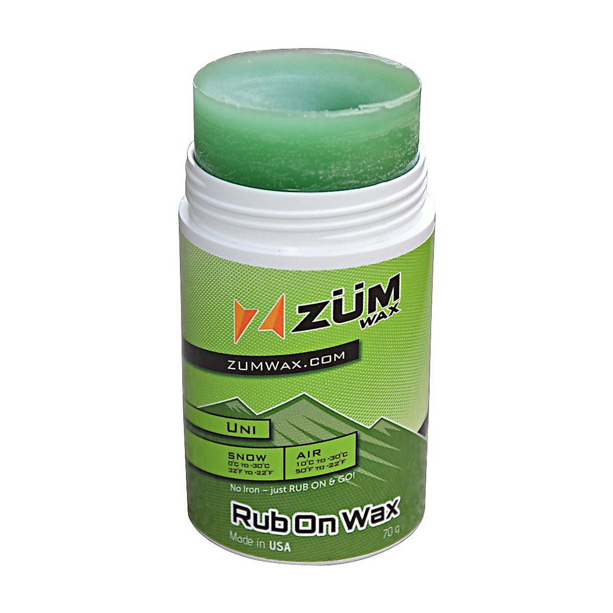 ZUMWax Ski/Snowboard/Nordic/Cross-Country Racing Wax Bundle - Universal RUB ON & Iron ON HIGH Speed Waxes