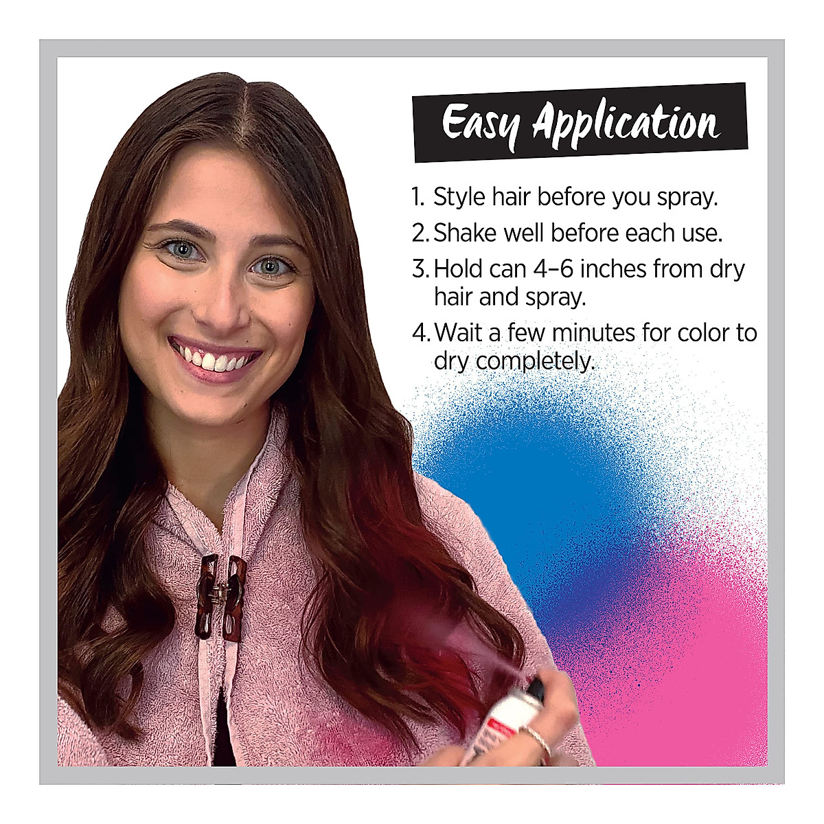 L’Oréal Paris Colorista 1-Day Washable Temporary Hair Color Spray, Purple, 2 Ounces