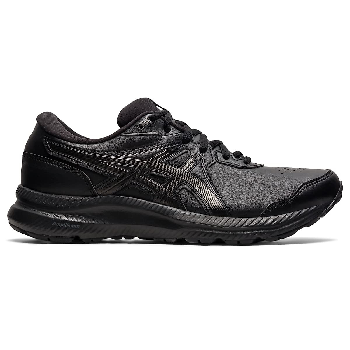 ASICS Women's Gel-Contend SL Walking Shoes, 8.5, Black/Black
