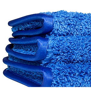 Eurow Double Density Microfiber Soft Fluffy Absorbent Shag Towels Scratchless Cleaning Drying Detailing 700GSM 12 X 16 Inches 10 Pack