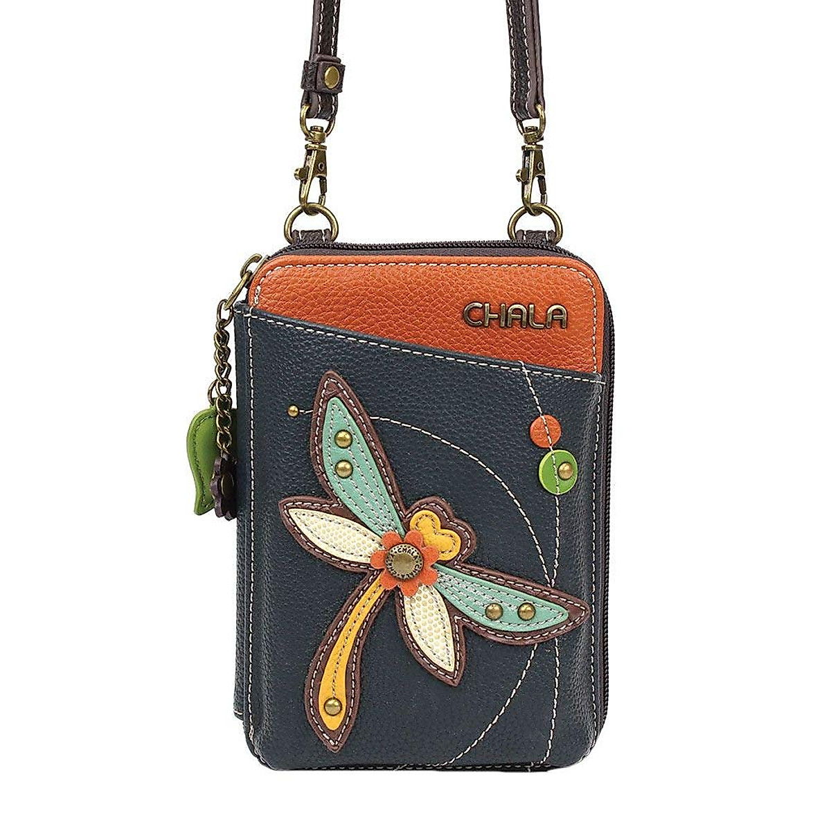 Chala Dragonfly Wallet Crossbody Handbag - Convertable Strap