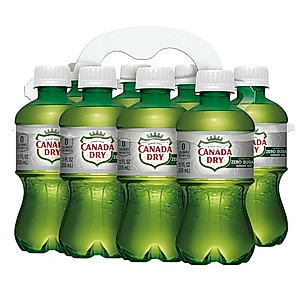 Diet Canada Dry Ginger Ale Soda, 12 Fluid Ounce Bottle, 8 Count