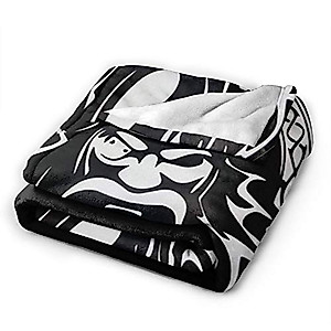 in Odin We Trust Thor Vikings Wolf Wolves Norse Throw Blanket Ultra-Soft Micro Fleece Blanket Movies Blanket for Bed Couch Living Room 60"x50"