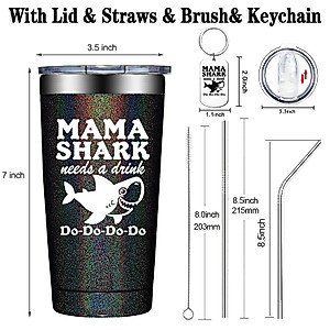 Fufendio Mothers Day Gifts for Mom from Daughter - Funny Best Mom Birthday Gifts from Son, Kids - Tumbler Mug Cup