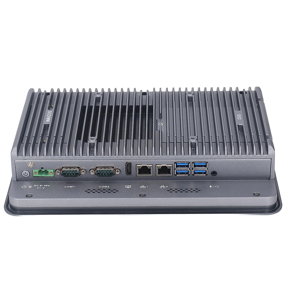 Industrial Tablet PC, Wide Voltage Rugged Touchscreen Tablet Sensitive Capacitive Screen Accurate Touch 100‑240V for Industrial Automation (US Plug)