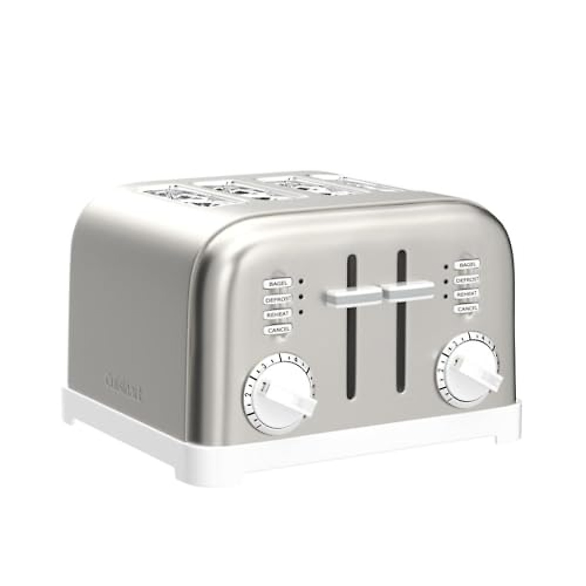 Cuisinart CPT-180WP1 4-Slice Metal Classic Toaster, White/Stainless Steel