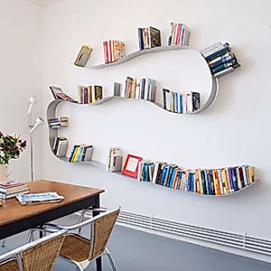 Kartell Bookworm Bookshelf by Ron Arad, Matte White