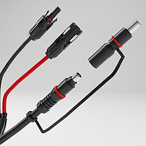 ACCESECO Solar Panel Adapter Solar Panel Connector to DC8mm Adapter Cable for Portable Backup Power Station GZ Jkery Solar Generator 12AWG 3.3ft