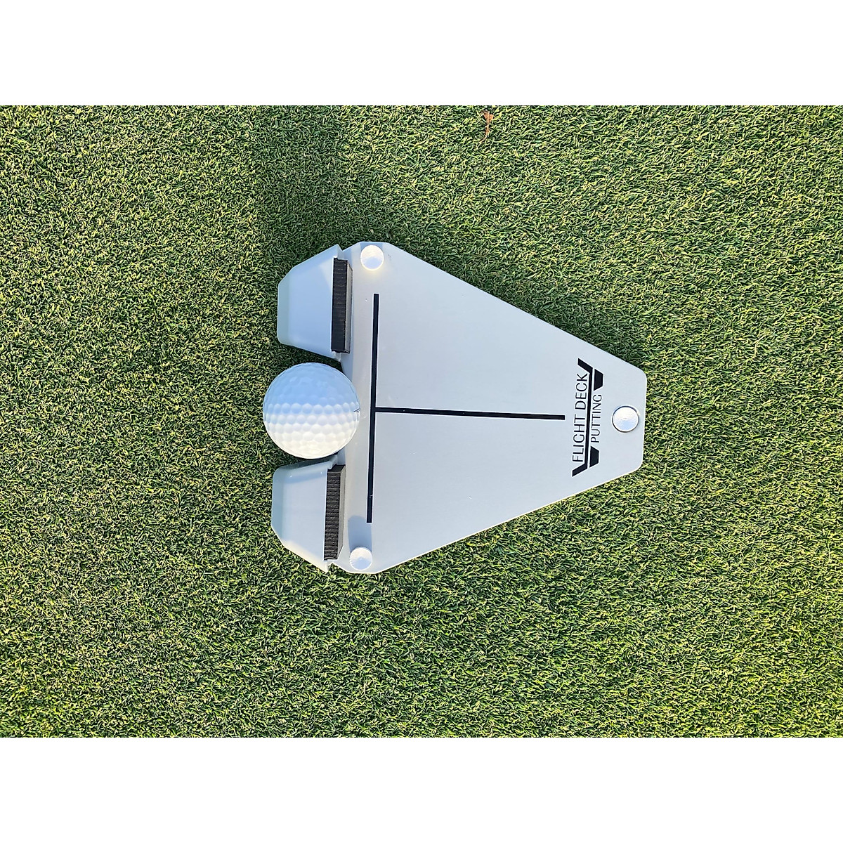 FLIGHT DECK Tour - Outdoor Use - Golf Putting Training Aid - Develop Solid & Square Impact - Original Tour Model - Trains Alignment & Perfect Impact Position - USA-made - Designed by PGA Coach