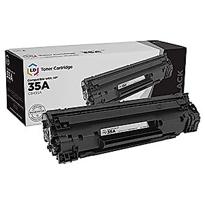 LD Compatible Toner Cartridge Replacement for HP 35A CB435A (Black)