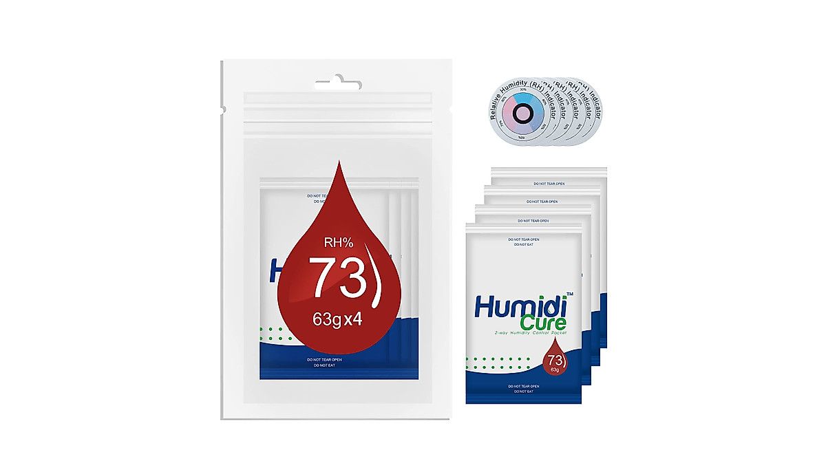 73% Two-Way Humidity Control Packs,Includes Humidity Indicator Cards ...