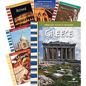 Teacher Created Materials - Primary Source Readers: First Civilizations - 6 Book Set - Grades 4-8 - Guided Reading Level O - Q