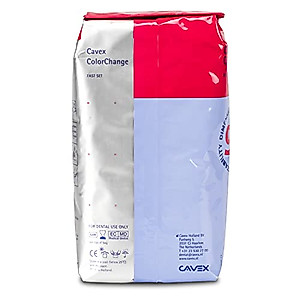 Cavex ColorChange Alginate Impression Material, Fast Set, 500 Grams