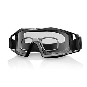 Revision Military Prescription Rx Carrier & Connector System, Gray, Compatible With Sawfly Eyewear, Desert Locust Goggles & More, Rx Inserts Not Included