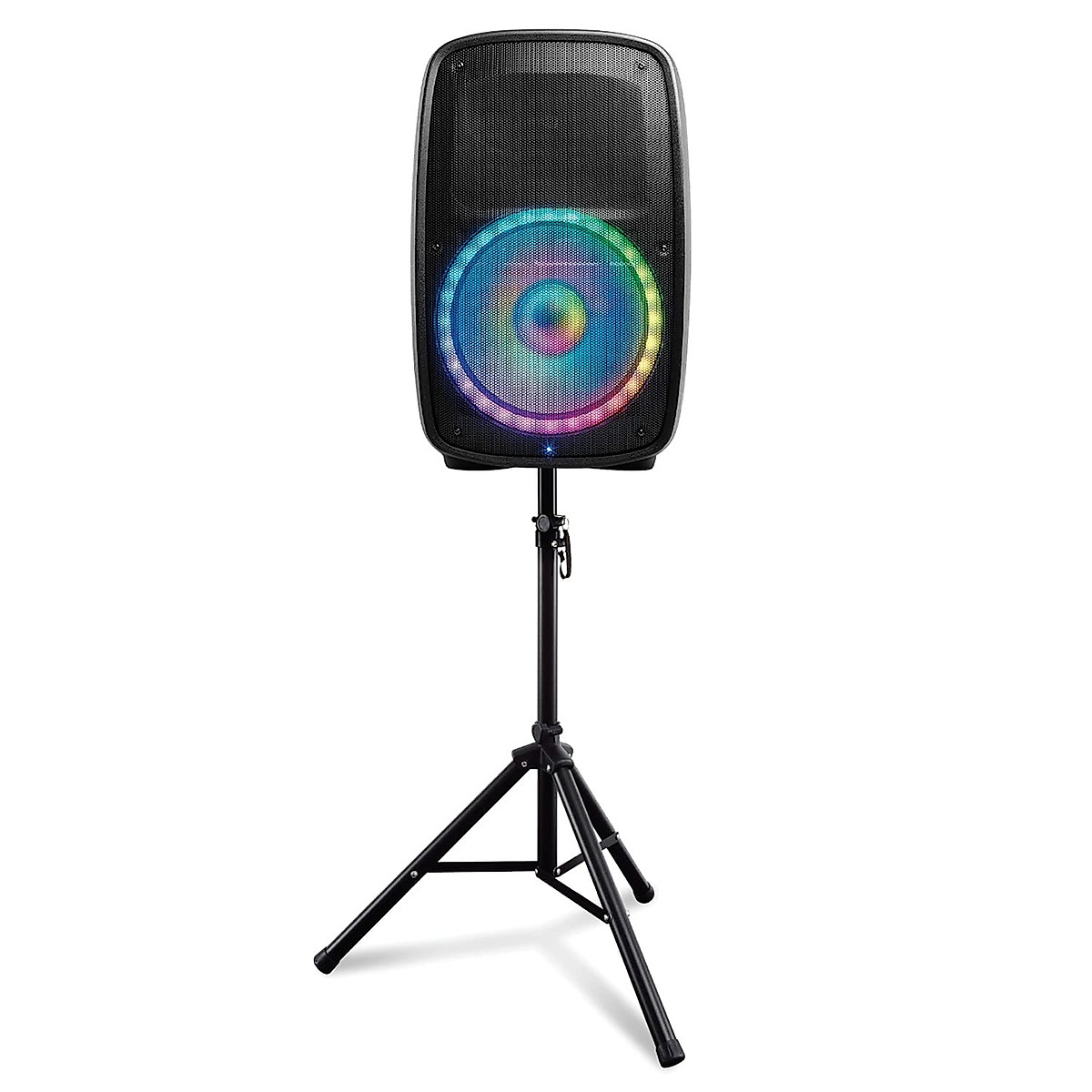 Ion Audio Total PA Glow Max - Bluetooth Speaker 500W PA System with Microphone Stand and LED Lights (Renewed)