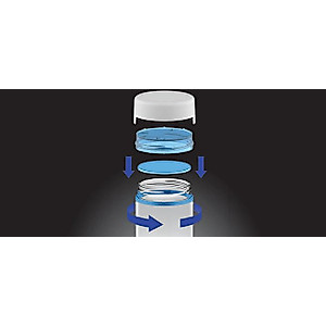 Chubby Gorilla 60CC/2FL.OZ/60ML Aviator CR Jar - Container With Inner Seal & Tamper - Clear Natural With Opaque Black Lid (PACK OF 24)