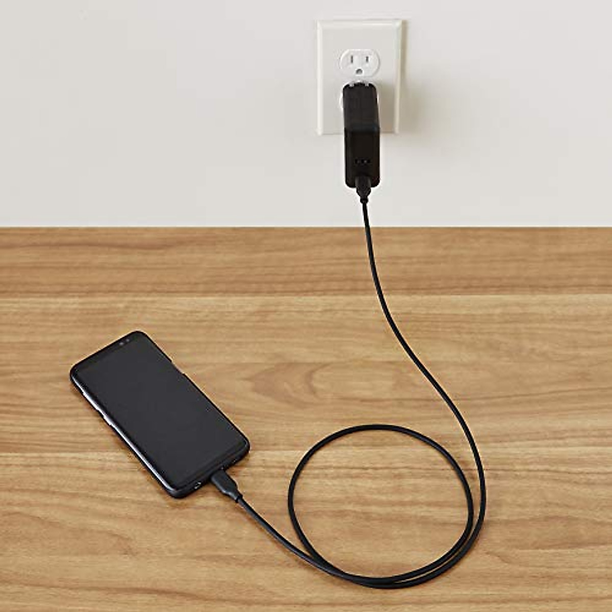 Amazon Basics Fast Charging USB-C to USB-C2.0 Cable (USB-IF Certified), 60W - 3-Foot, Black