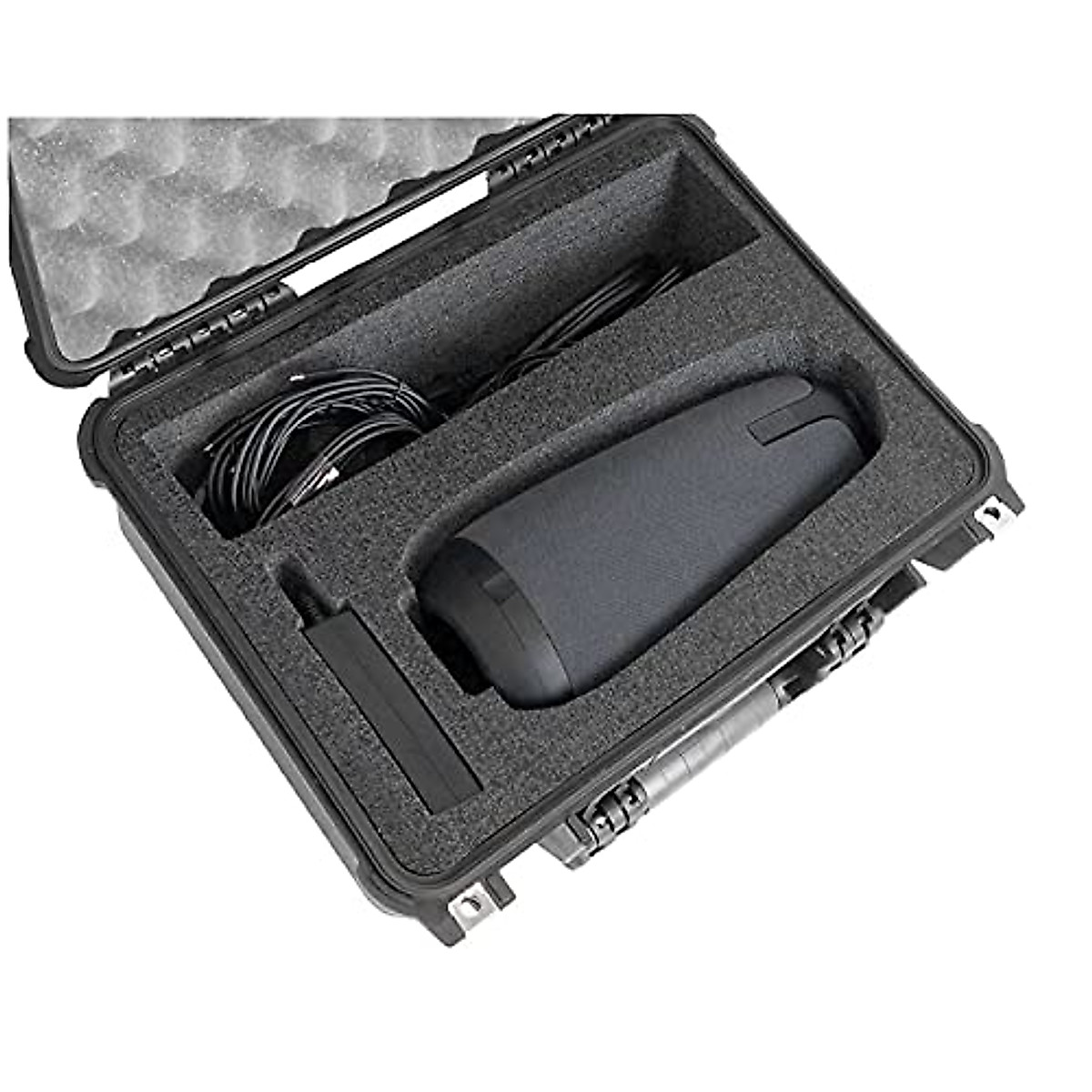 Case Club Case to Fit Meeting Owl - Heavy Duty Waterproof Case Fits Meeting Owl Standard, Pro, 2 or 3- Pre-Cut Foam is Ready To Go Out of The Box- Holds Expansion Mic, Cords, Accessories & Lock Adapter