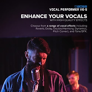 Boss VE-5 Vocal Performer Effect Processor (Red)