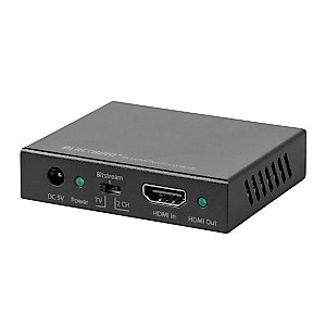Monoprice Blackbird 4K HDMI Audio Extractor - 18Gbps, HDCP 2.2, 4K@60Hz, YCbCr 4:4:4, Digital And Analog Out