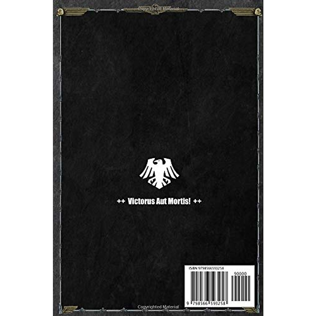 Raven Guard Victorus Aut Mortis!: Battle Planning Notebook Record Keeper Warhammer 40k gift idea