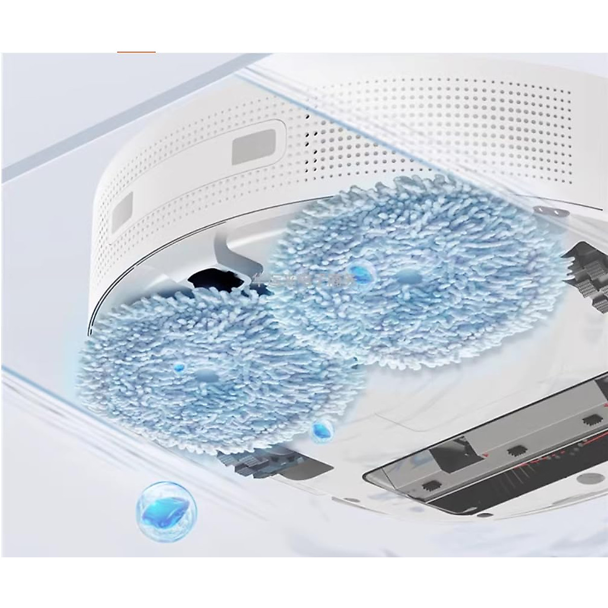 HEEPDD 2Pcs Sweeping Mopping Pads, Wet Mopping Pads Mop Pads Robot Vacuum Cleaner Parts for Dreame W10 W10 PRO Replacement Accessories