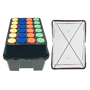 HORTIPOTS Aeroponic Cloner Machine 24 Site for Cuttings Rooting Using 2 inch Neoprene Inserts or 2 inch Clone Collars