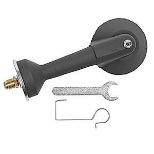 Concord Cast Iron High Pressure Retro Burner Head with Brass Orifice and Bottom Mounting Screw (Burner Head with Regulator Hose)