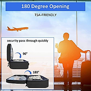 Travel Laptop Backpack, Airplane Approved Travel Backpack Suitcase For Men Women With Usb Charging Port, Lightweight College 35l Luggage Bag 15.6 inch Laptop Backpack Gifts For Casual Business,Black