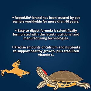 Tetra ReptoMin Floating Food Sticks, Food for Aquatic Turtles, Newts and Frogs, 2.65 lbs