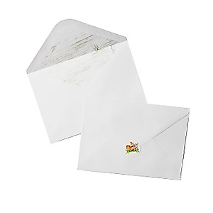 All Ewired Up 50 Pack Watercolor Sweet Safari Jungle Thank You Cards, Cute Thank You Notes with Envelopes & Stickers, Baby Shower, Birthday any Occasion, Boy Girl Unisex