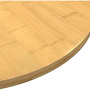 GOLINPEILO Replacement Table top, Bamboo Round Table Top for Coffee Table End Side Table Bistro Dining Room Table, Ø11.8"x0.6" Bamboo