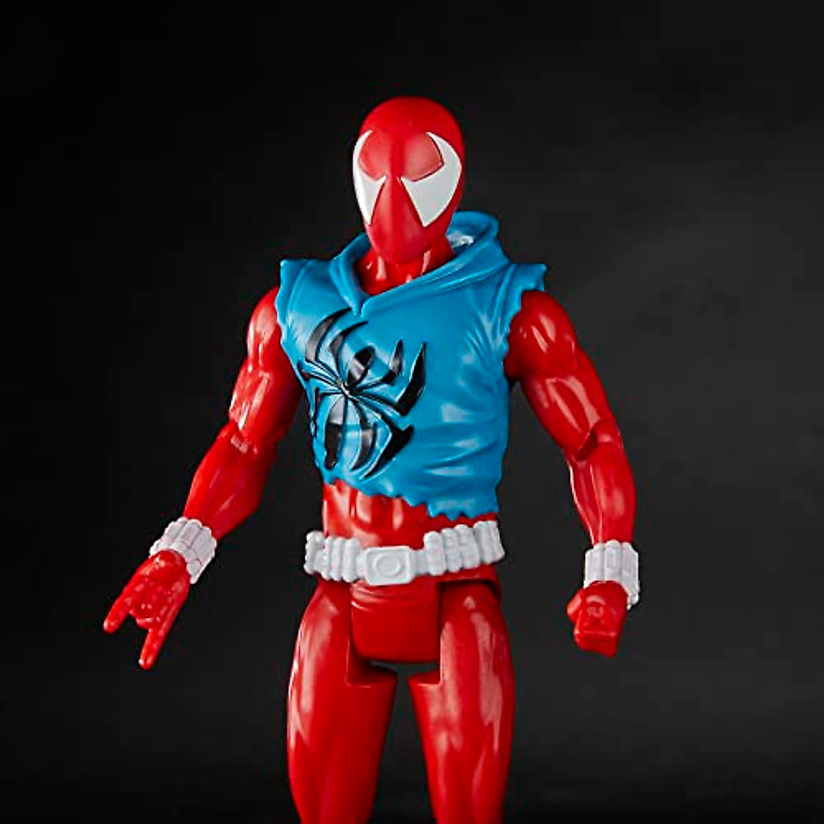 Marvel Spider-Man: Across The Spider-Verse Scarlet Spider Toy, 6-Inch-Scale Action Figure with Web Accessory, Marvel Toy for Kids Ages 4 and Up