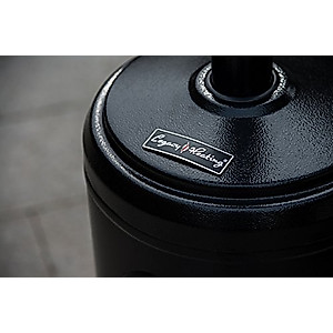 LEGACY HEATING 47000 Btu Propane Patio Heater, Hammered, Black