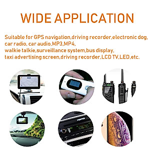 12V to 5V Converter ZZHXSM DC 12V to 5V Micro USB Power Adapter Buck Converter Module Ring Alarm Keypad Converter Step Down Module Compatible with Ring Alarm Keypad USB Straight Plug