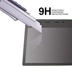 Supershieldz (2 Pack) Designed for Kindle Oasis Tempered Glass Screen Protector, (10th and 9th Generation, 2019 and 2017 Release) Anti Scratch, Bubble Free