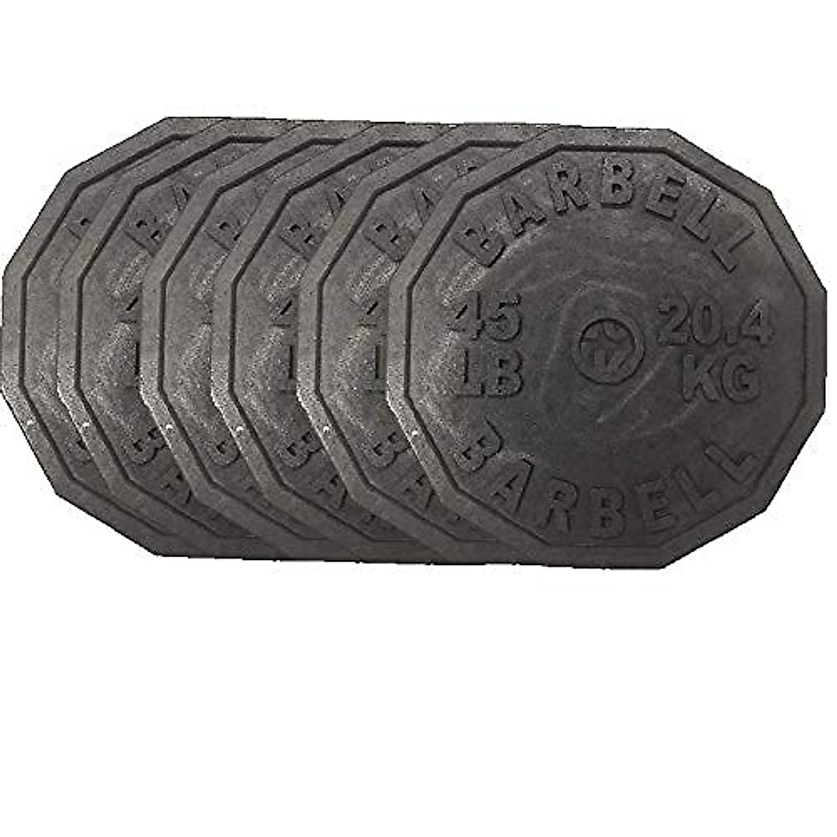 Fake Weights - Replica Weight Plates Prop Set, Styrofoam Olympic Style 45 lb Barbell Barbell Bar Sold Separately. Foam Weights, Light Weights, Props Jokes